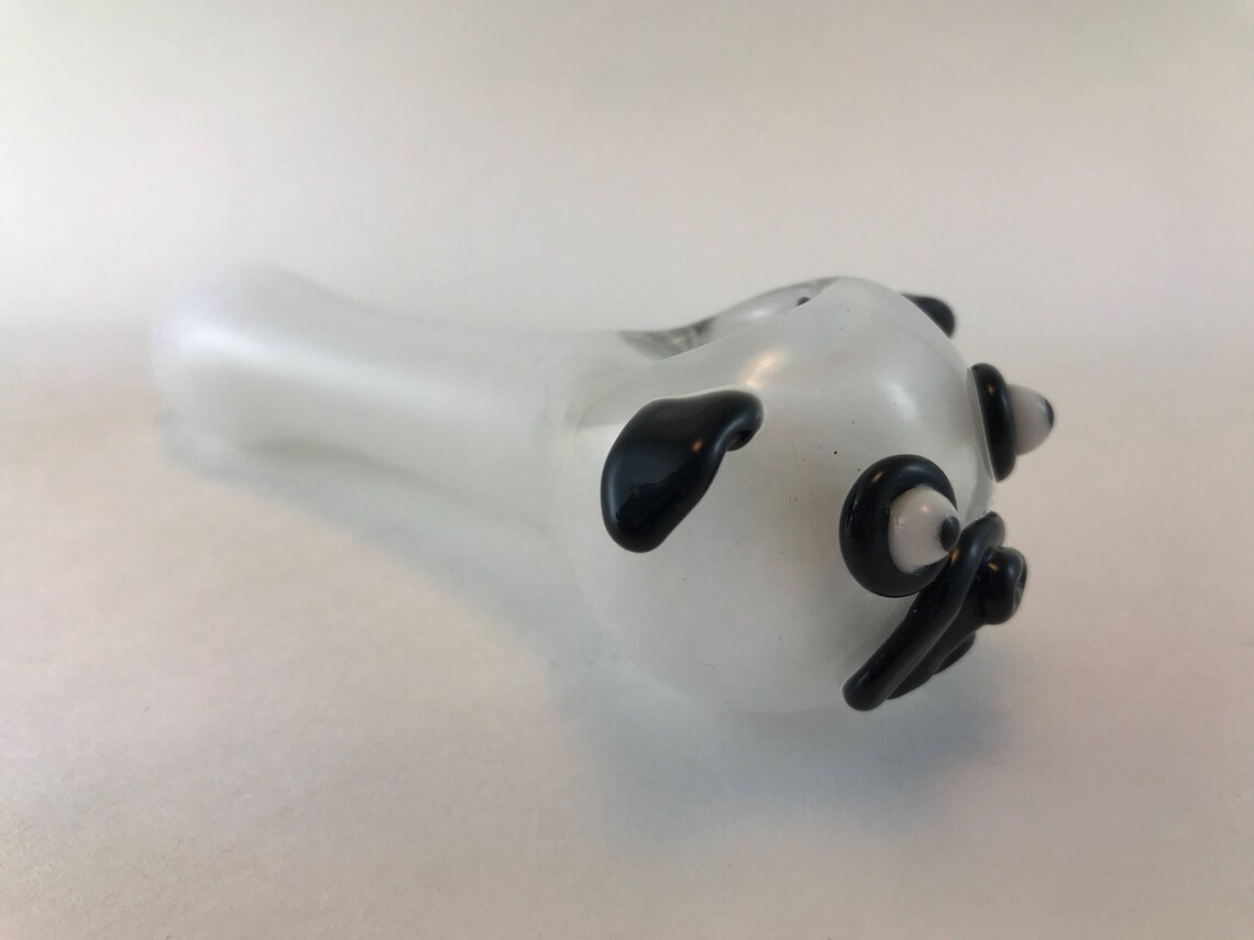 Pug Glass Pipe Dog Girly Glass Kaiwaii | Etsy