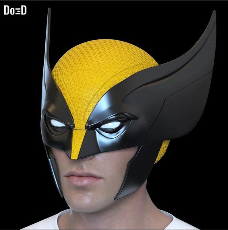 Marvel Wolverine & Deadpool 3D Printable Mask STL Files High-quality ...
