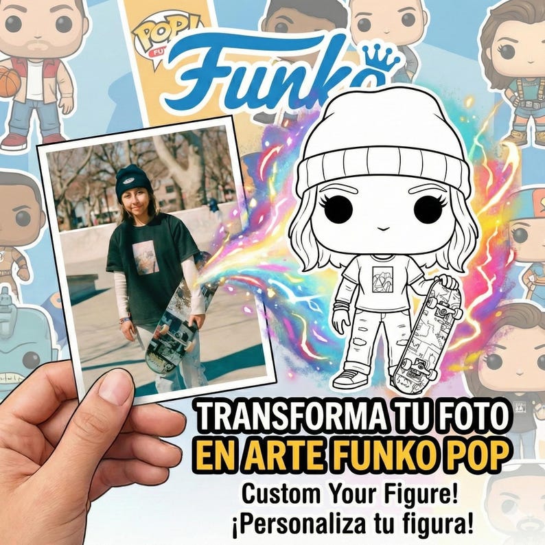 Custom Funko Style Digital Vector SVG Portrait | From Your Photo ...