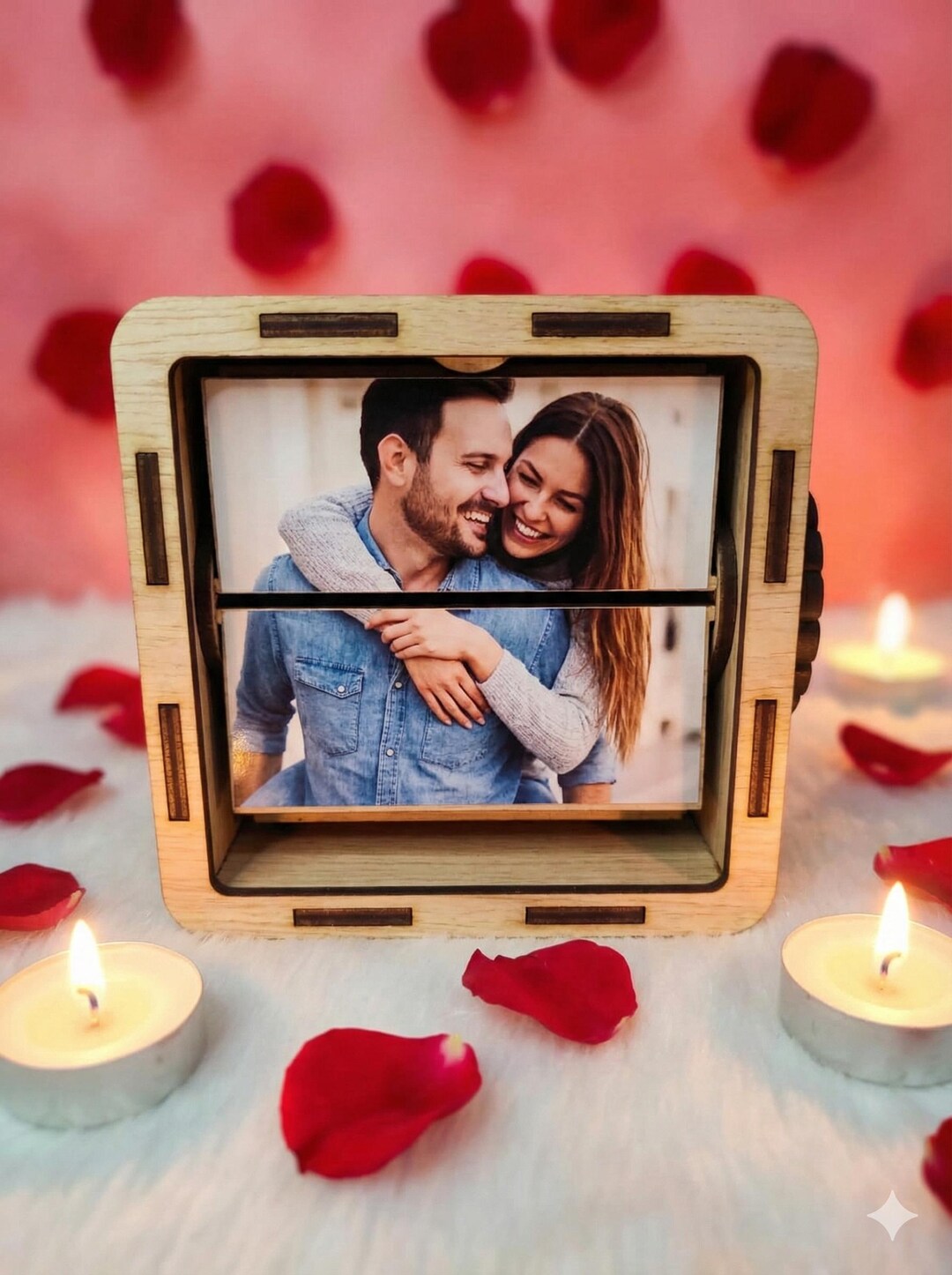 Valentine Day Flipbook Photo Box Laser Cut 3mm | Vector svg dxf pdf ...