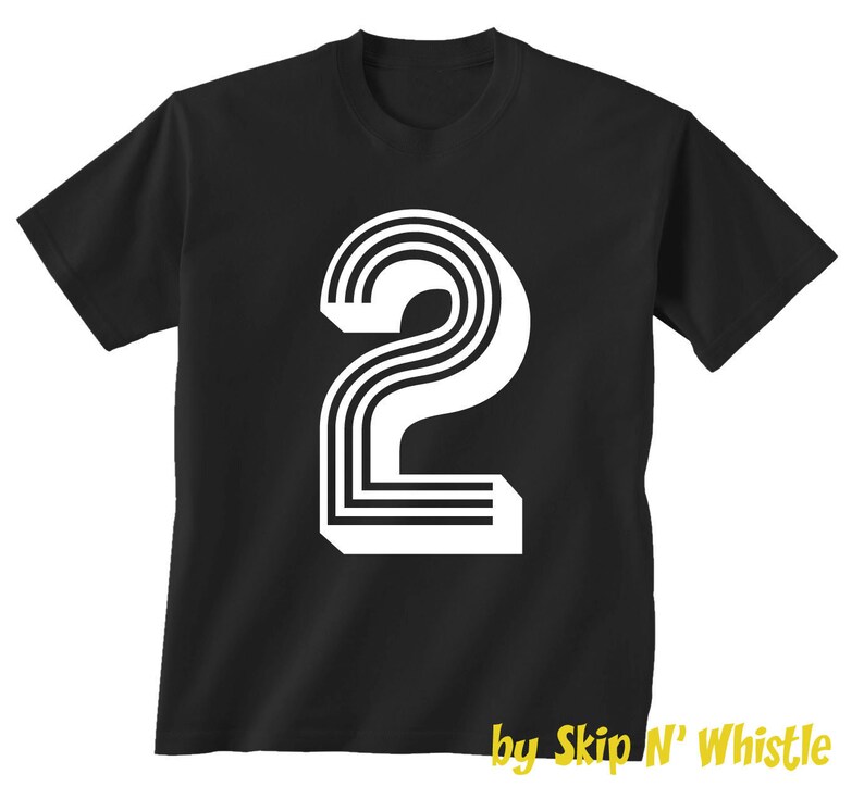 2nd BIRTHDAY -- KIDS T Shirt -- Soccer Number 2 Size 2t, 3t, 4t, Youth ...