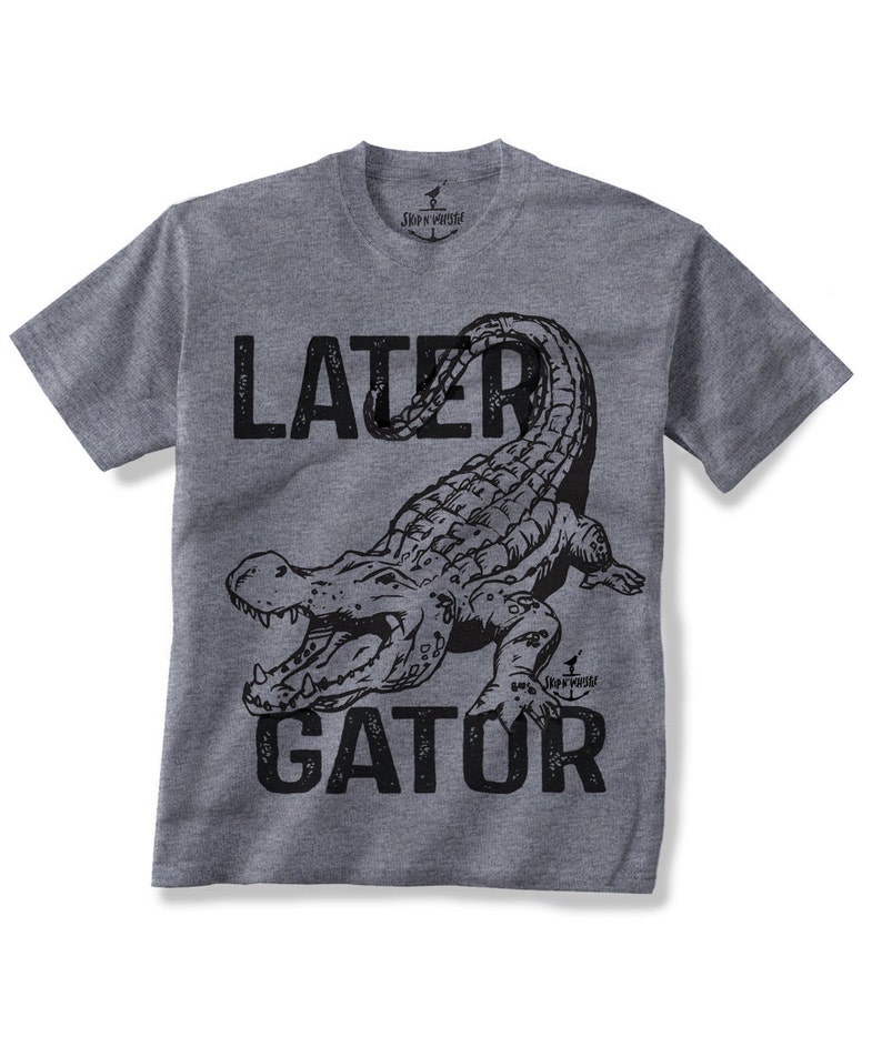 ALLIGATOR KIDS T shirt Later Gator 7 color choices | Etsy