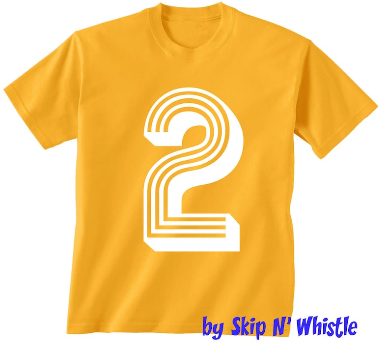 2nd BIRTHDAY -- KIDS T Shirt -- Soccer Number 2 Size 2t, 3t, 4t, Youth ...