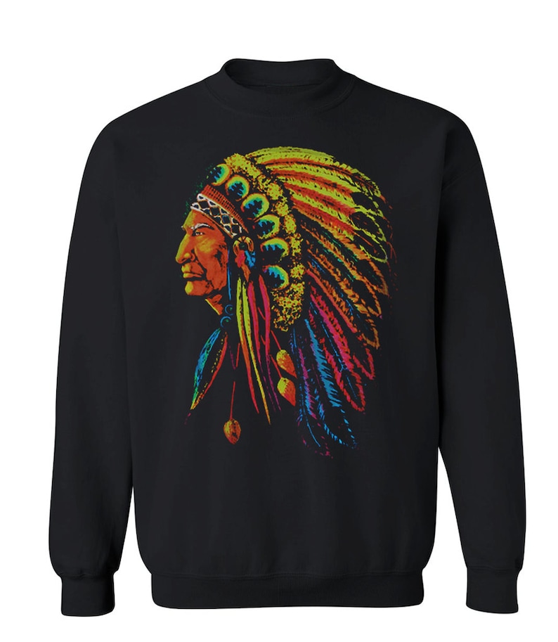INDIAN Sweatshirt ** Mens ** Unisex Pullover Crew Neck -- S M L Xl - Etsy