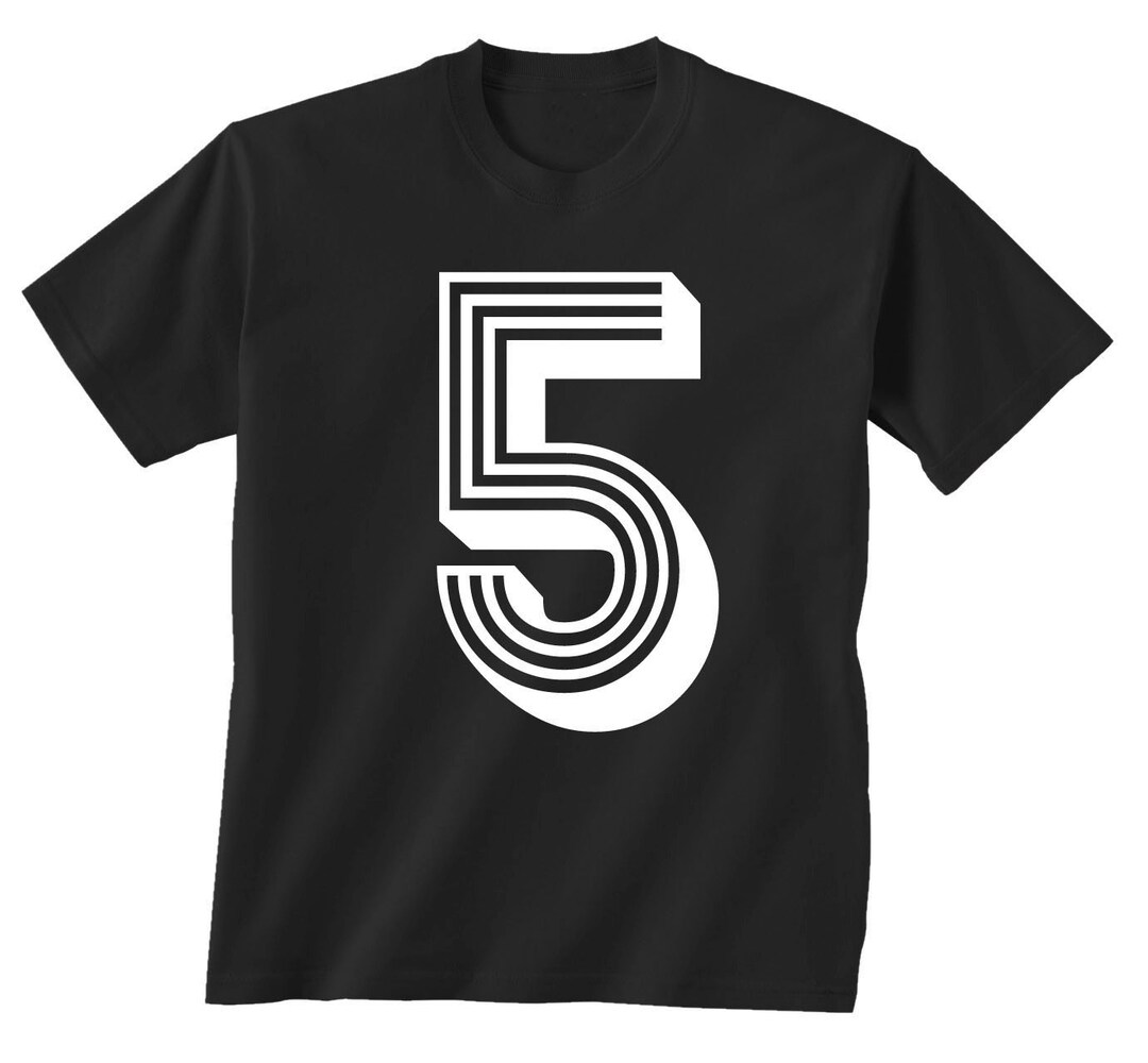 5th BIRTHDAY -- KIDS T Shirt -- Soccer Number 5 Size 2t, 3t, 4t, Youth ...