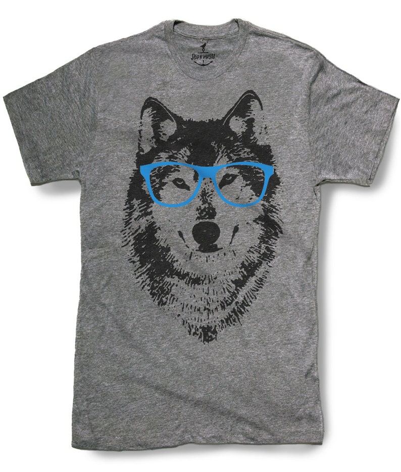 WOLF T Shirt Mens T Shirt Vintage Style 8 Color Options - Etsy