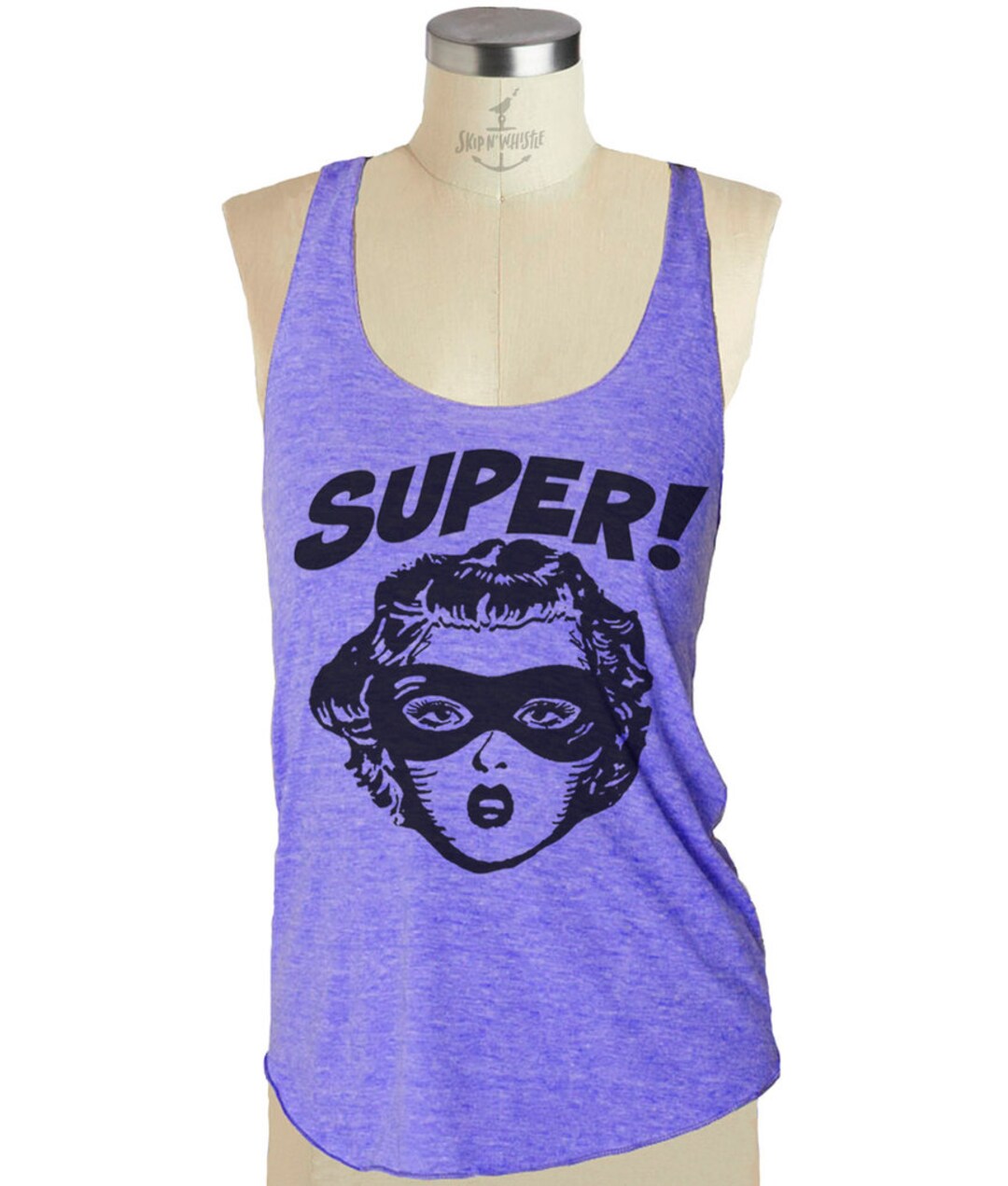 Super Hero Orchid Tank Top --- Women's Racerback Tank Shirt Tri-blend S ...