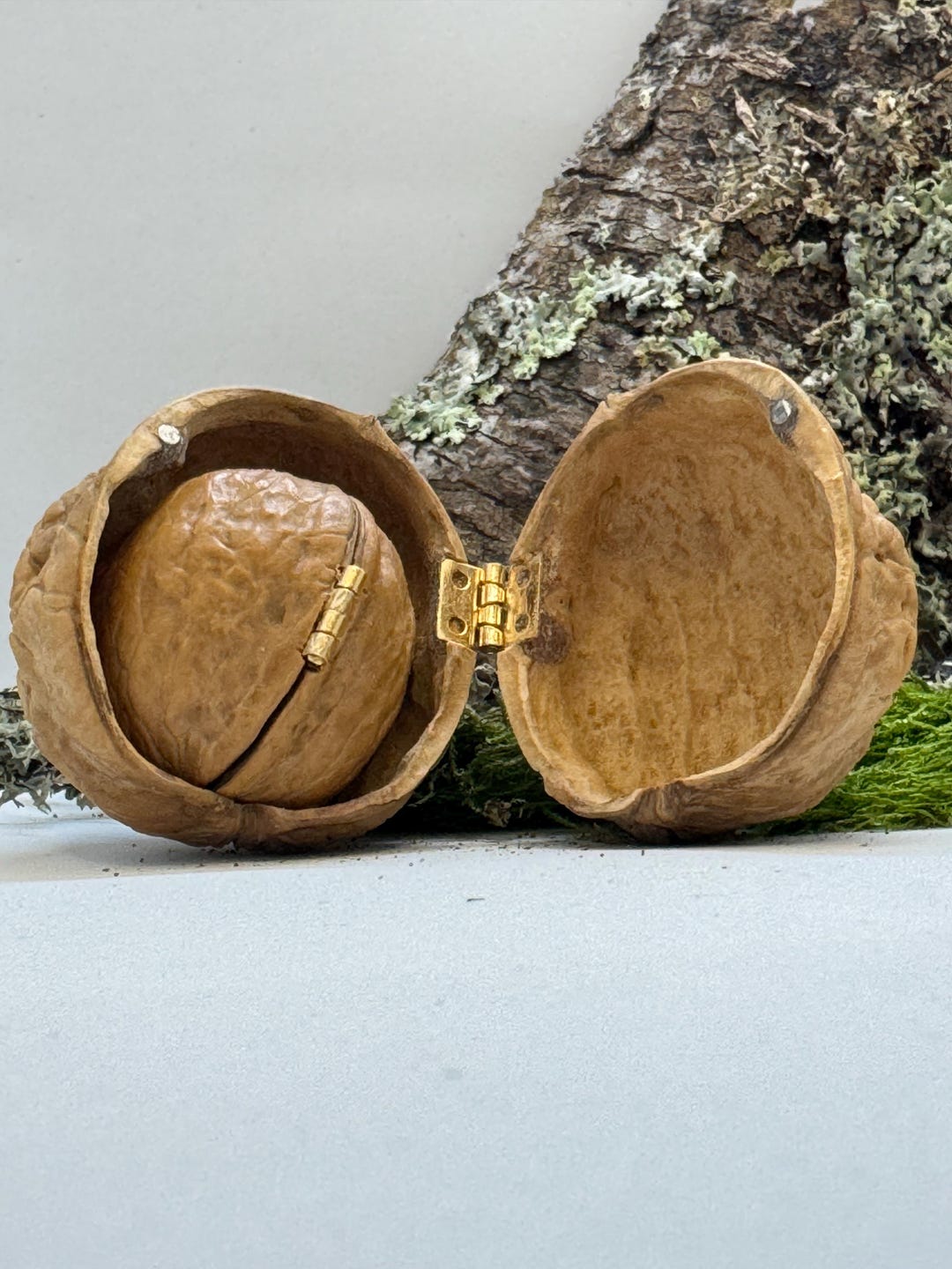 Rustic Walnut Hideaway Natural Walnut Shell Nesting Box Set, 2 in 1 - Etsy