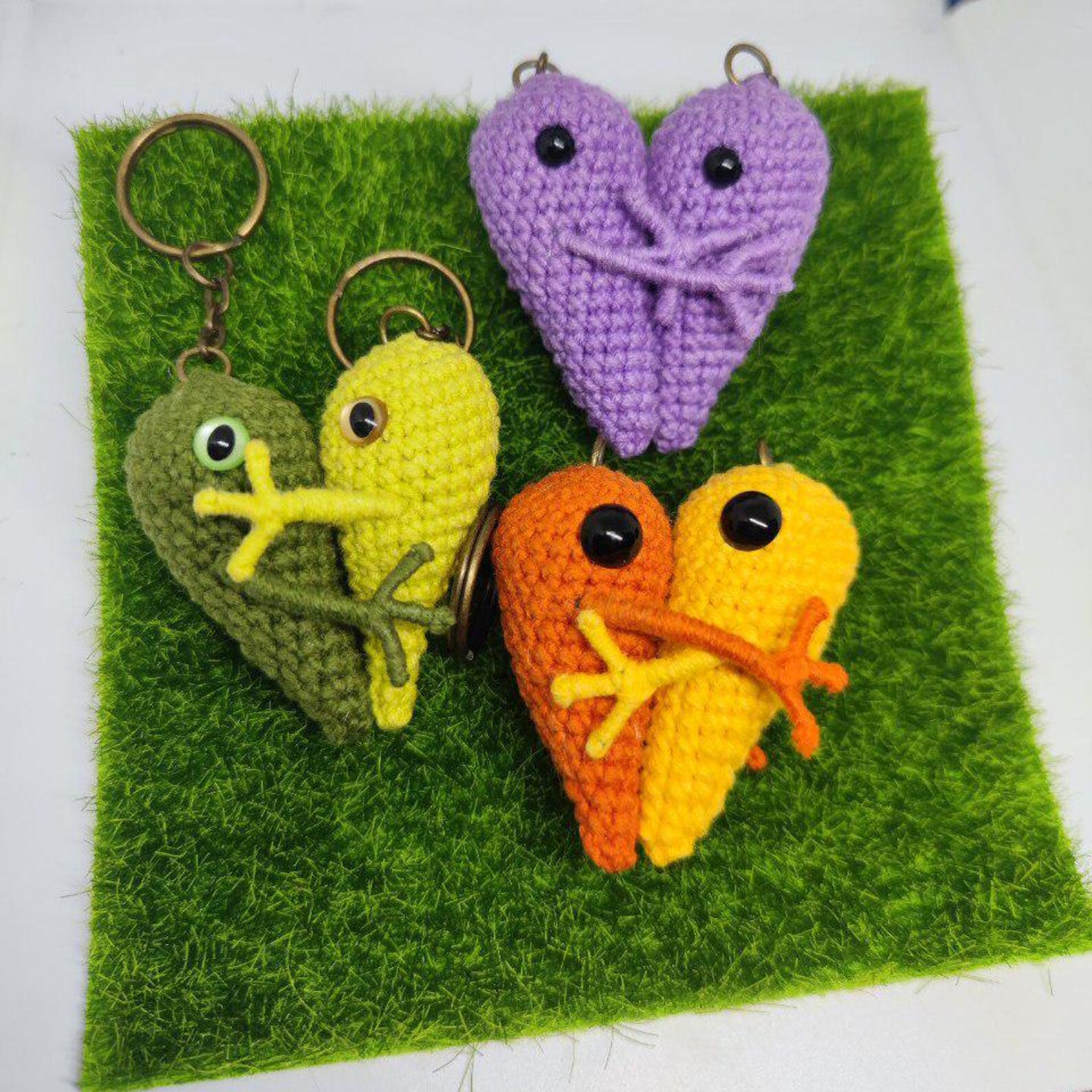 Kiss & Magnet Keychain Duo - Unique Matching Gifts for Couples and ...