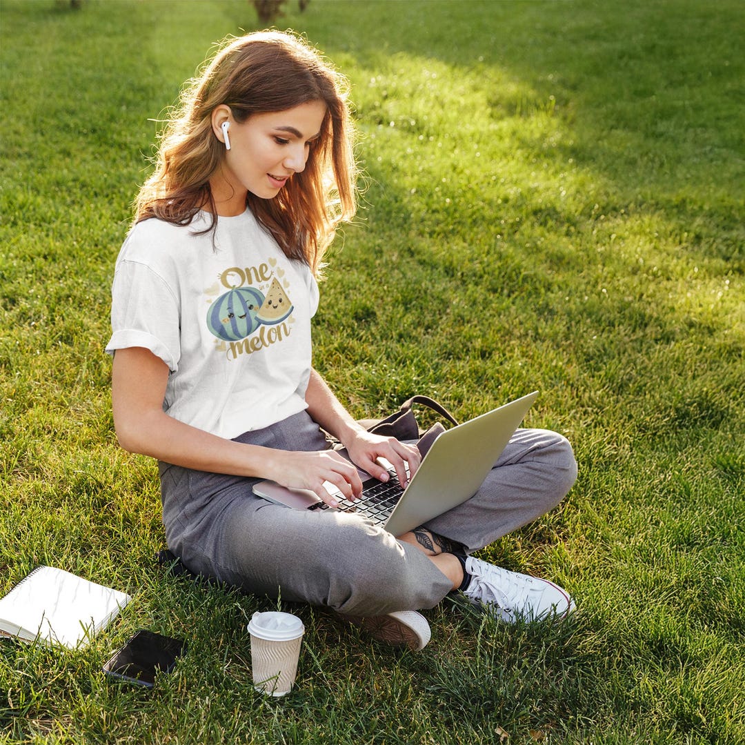 One in a Melon T-shirt, Watermelon Tee, Fruit Shirt, Funny Fruit Tee ...