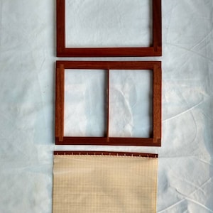 9 X 12 Inch, Papermaking Mold and Dackle, Mold and Deckle, Mahogany ...
