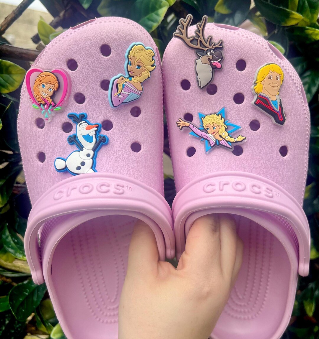 Girly Croc Charms for Pvc Shoe Charms, Freeze Croc Charms, Snowman Croc ...
