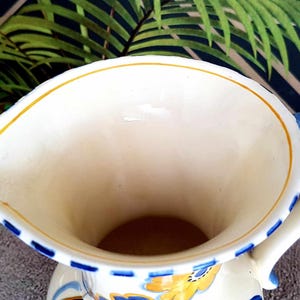 RARE Crown Devon Floral Pottery Jug Art Deco Hand Painted - Etsy