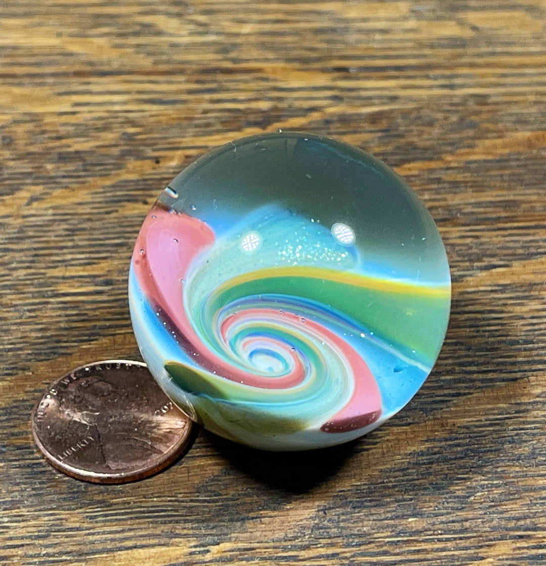 Inside Out Vortex Marble AJW 2021’ UV Reactive Glowpal 36mm 1.4” - Etsy
