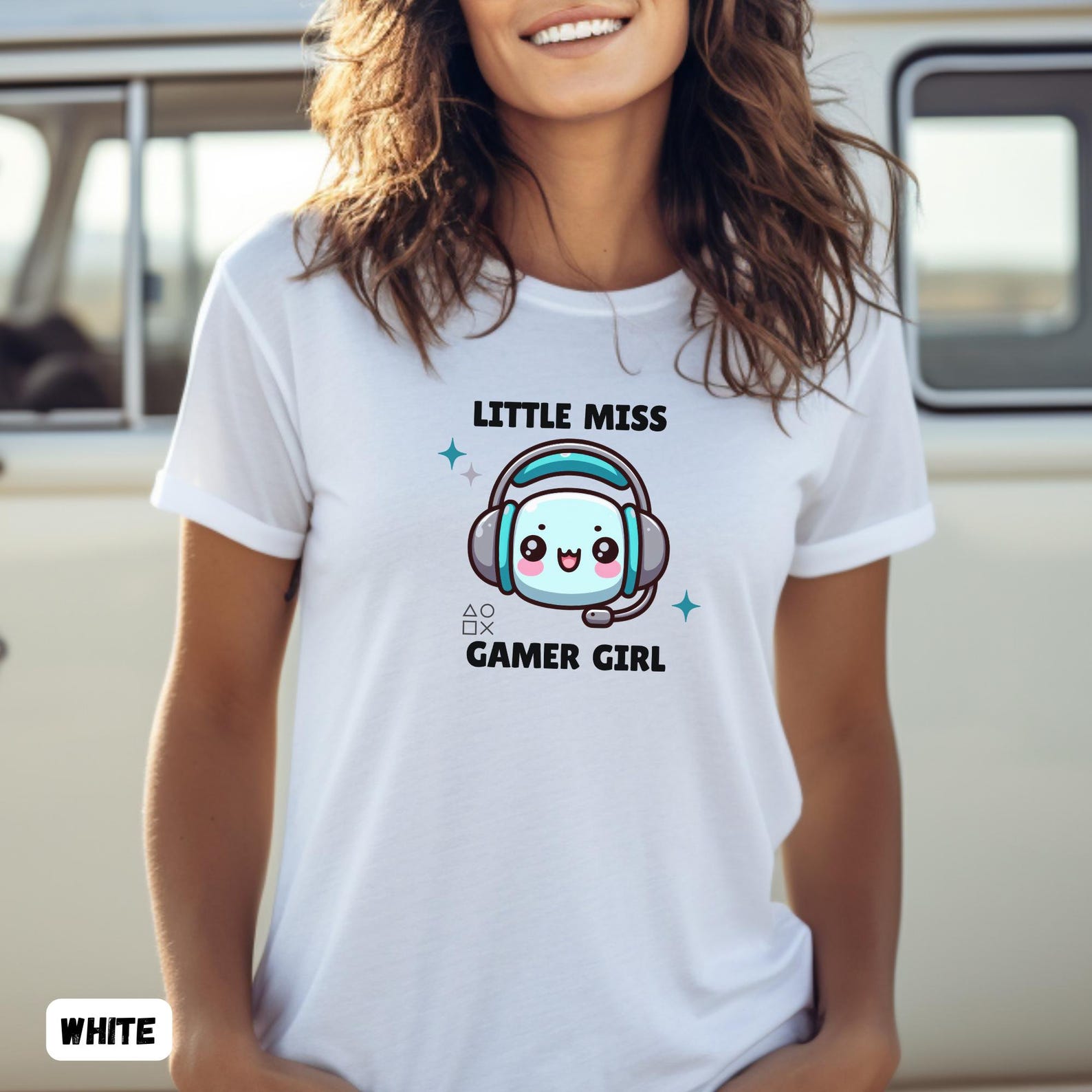 Little Miss Gamer Girl Tee, Cute Gamer T-shirt, Soft Bella Canvas Shirt ...