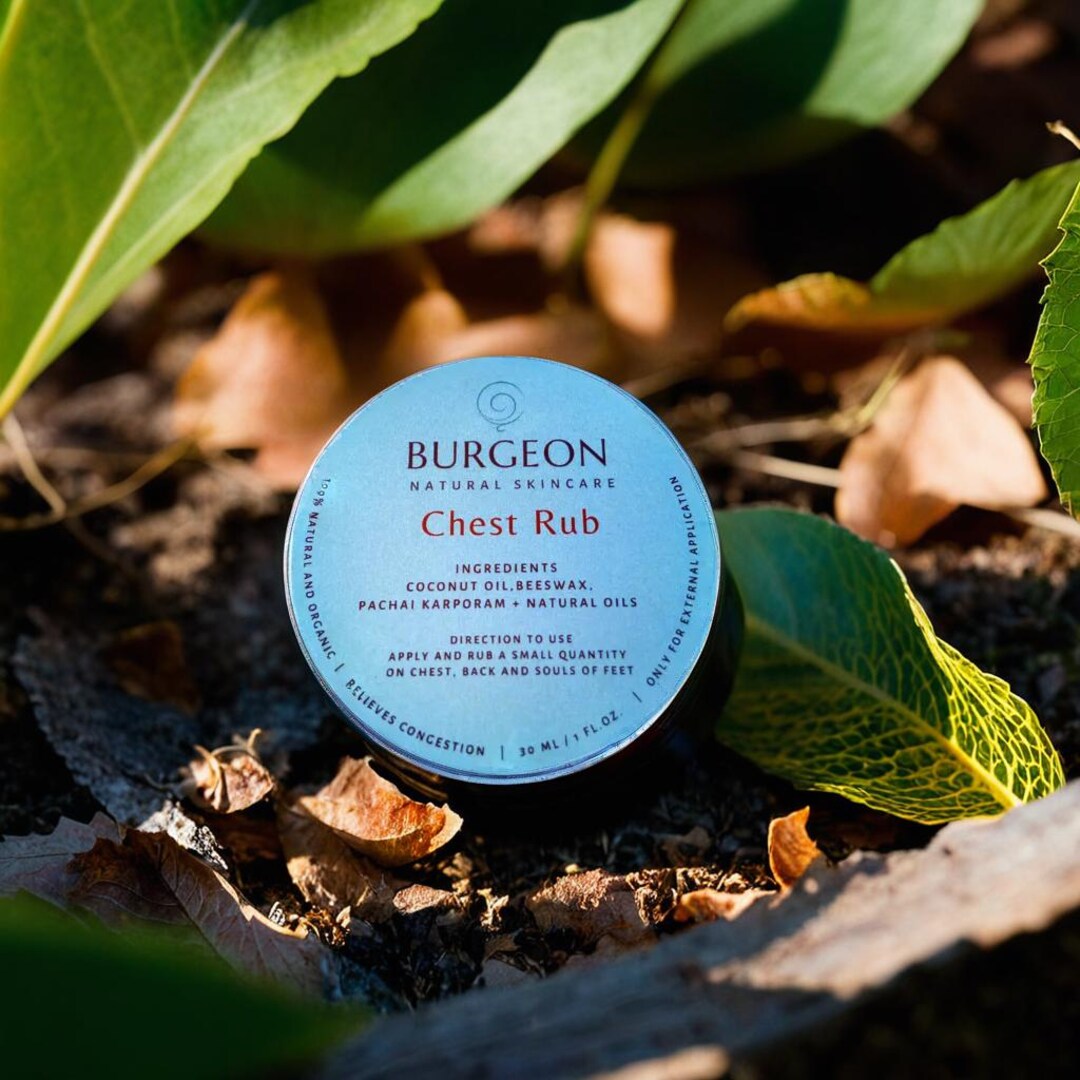 Organic Chest Rub: Natural Relief for Congestion and Cough - Etsy