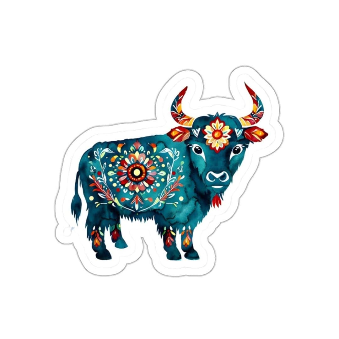 Yakety Yak Folk Kiss-cut Stickers - Etsy