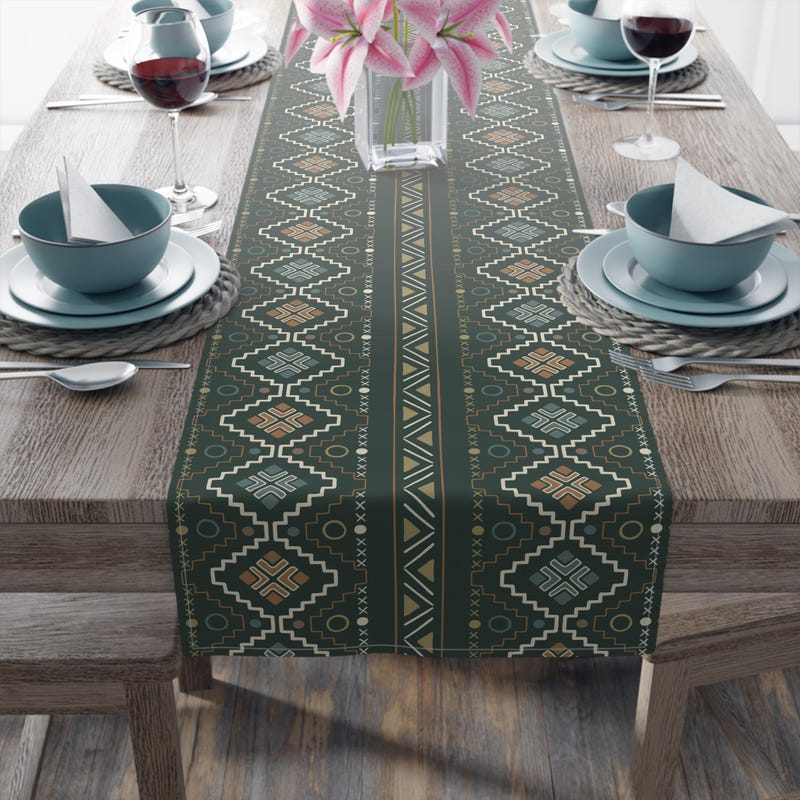 Aztec Table Runner - Etsy