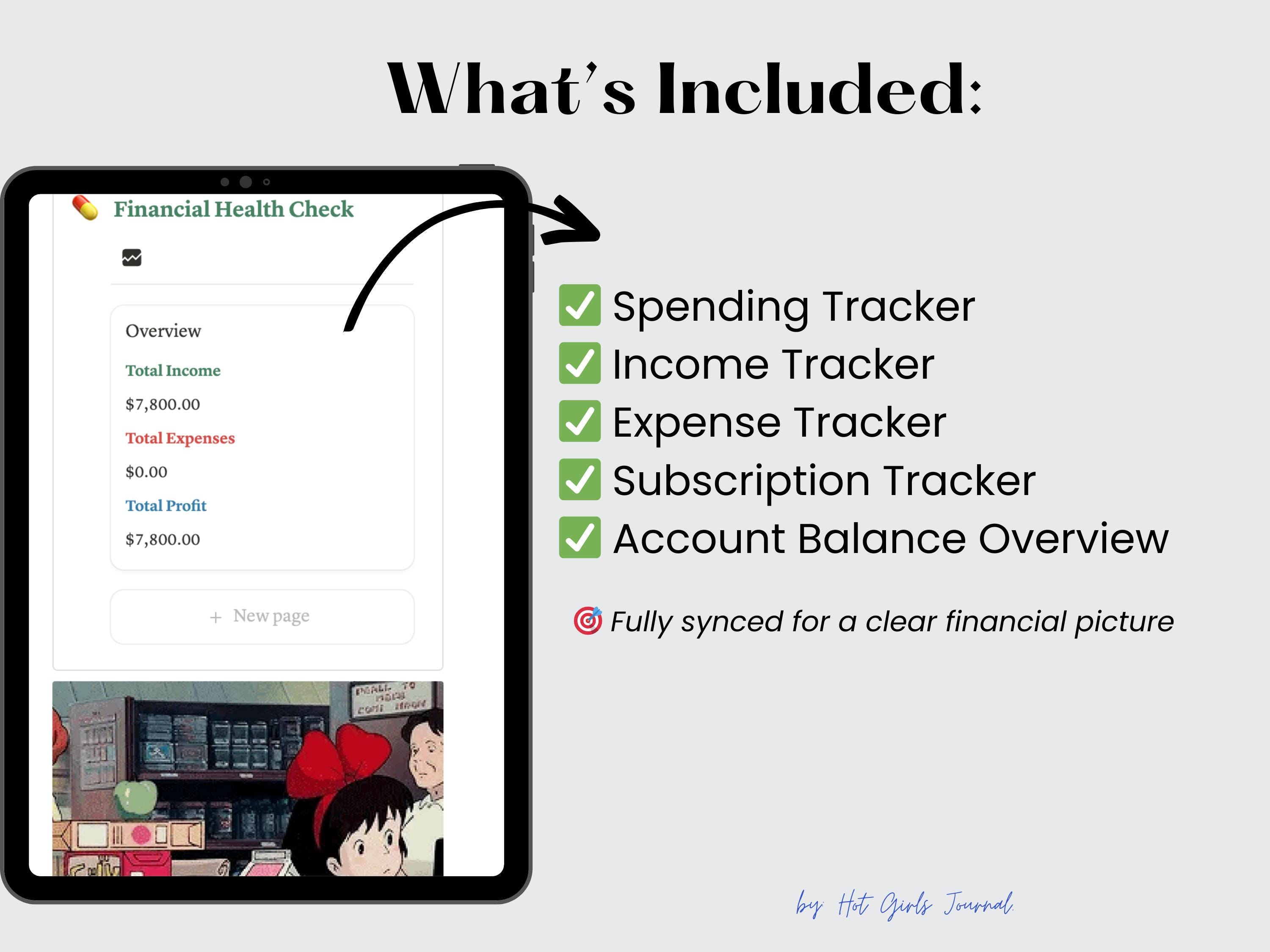 Notion Money Dashboard Template | Budget Tracker | Expense & Income ...