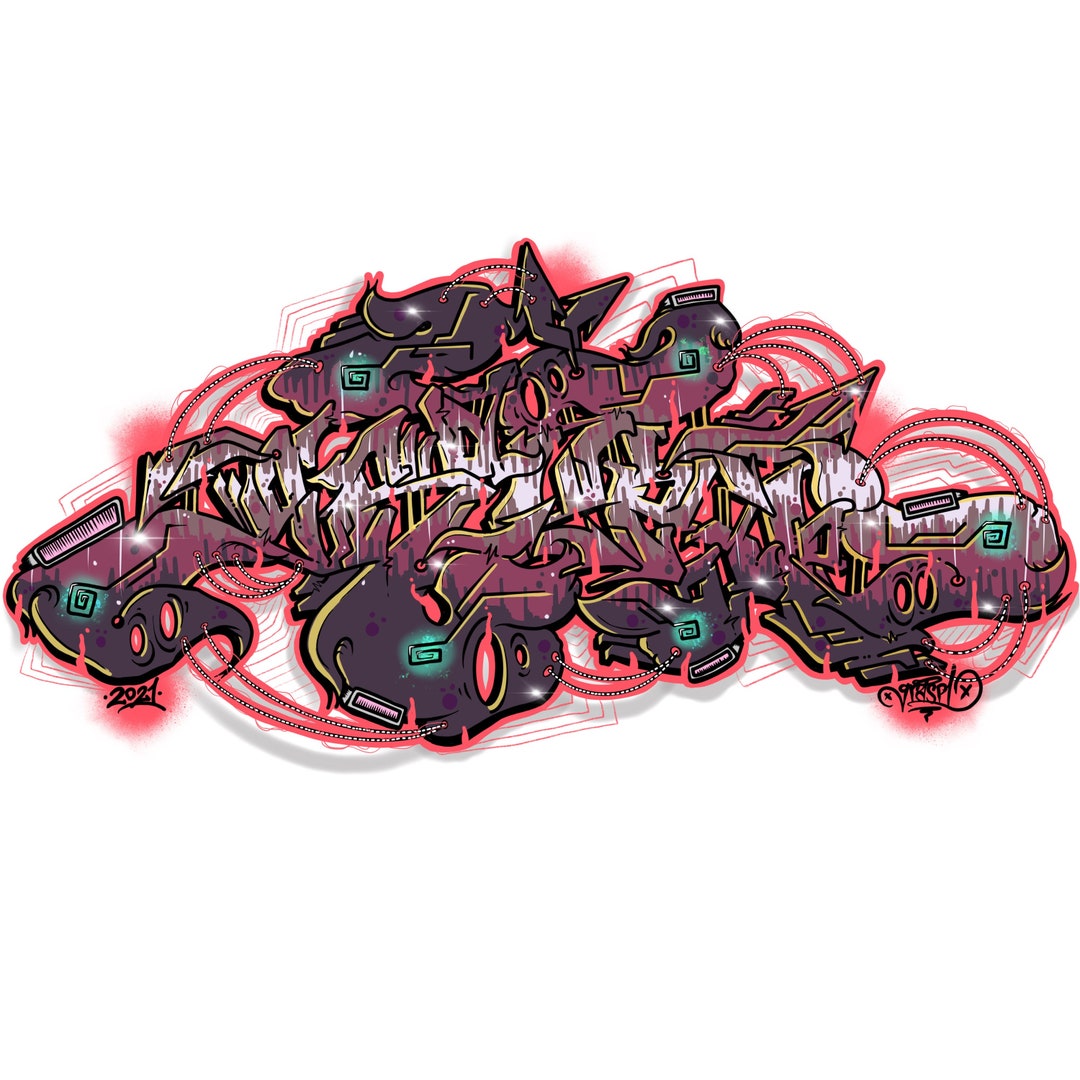 First Page Redux - Graffiti Art - Etsy