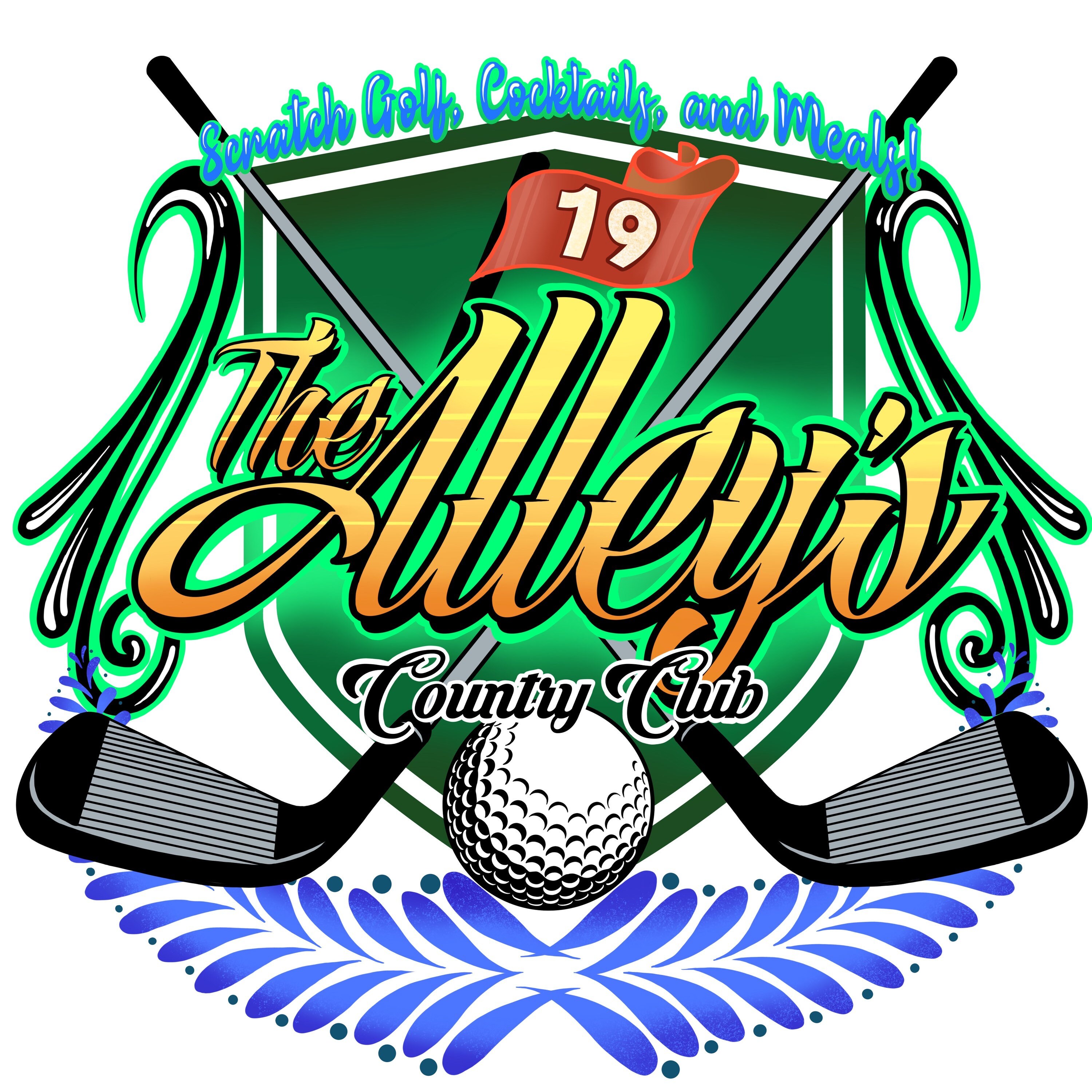 Custom Country Club - Golf Course Logo/print/canvas - Etsy