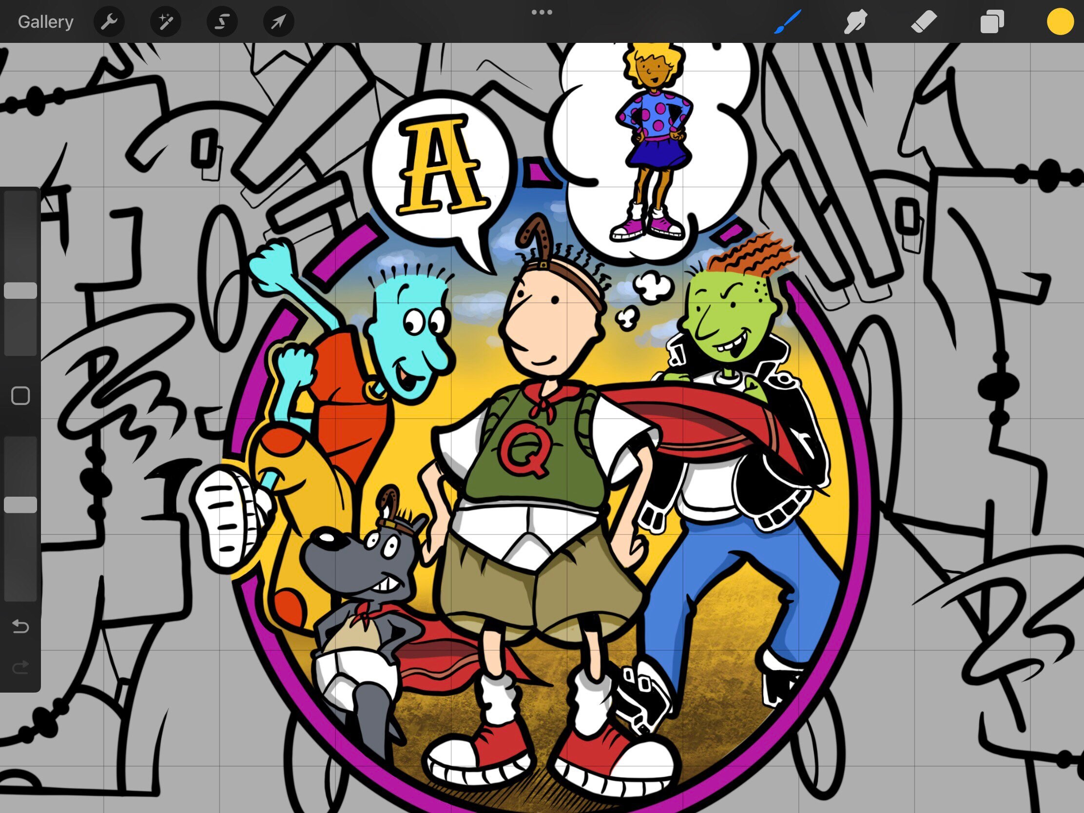 Doug Funnie Gang Graffiti Art - Etsy