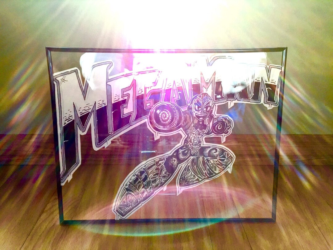 Mega Man Floating Frame - Etsy