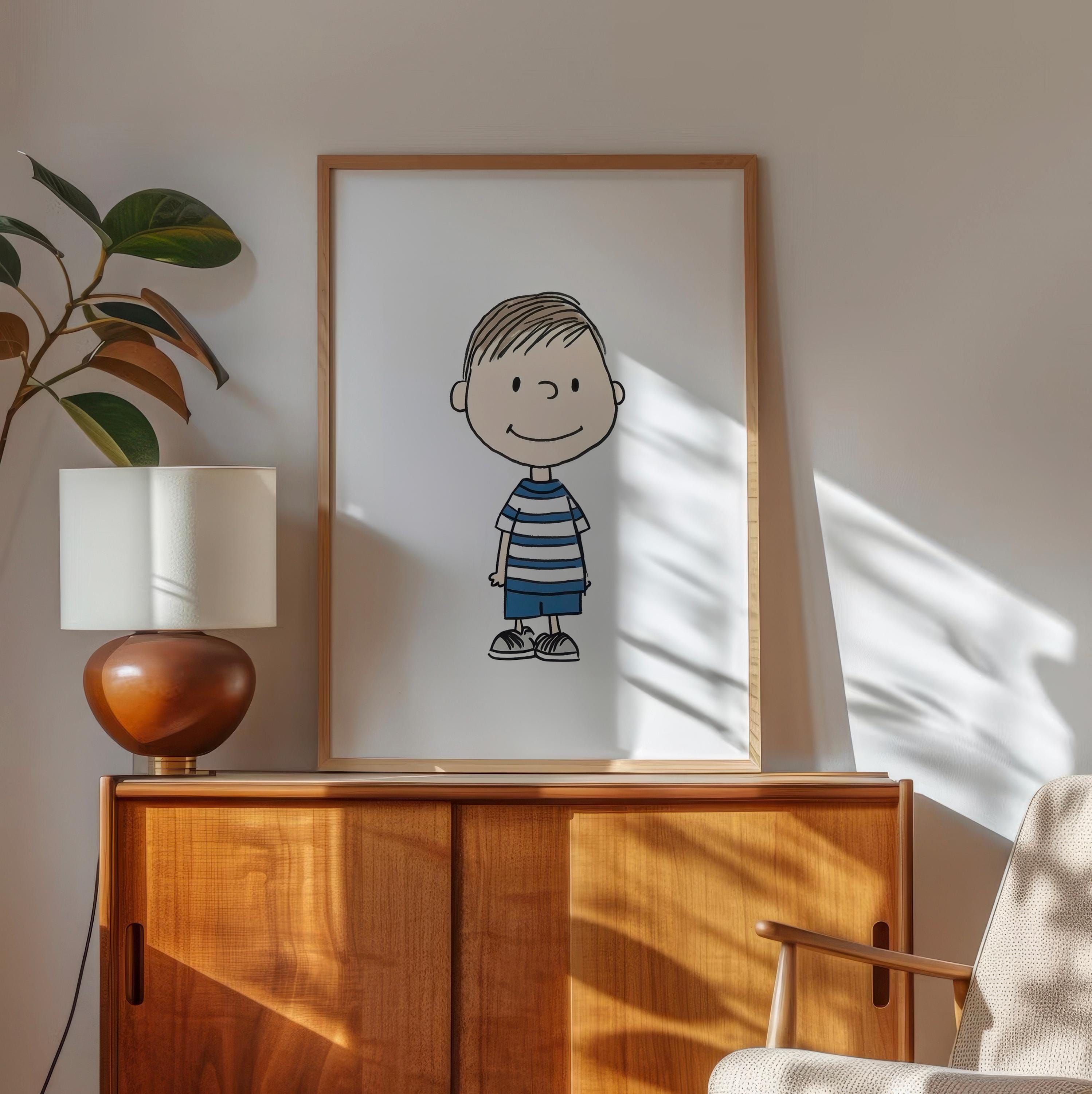 Cartoon Boy Poster, Digital Prints, Children Room Decor, Nursery Design ...