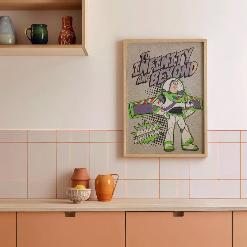 Buzz Lightyear Toy Story, Comic Style, Digital Poster Download - Etsy