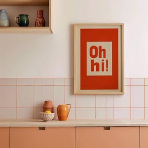 Oh HI ! Poster, Oh HI ! Wall Art, Digital Download, Digital Art Prints ...