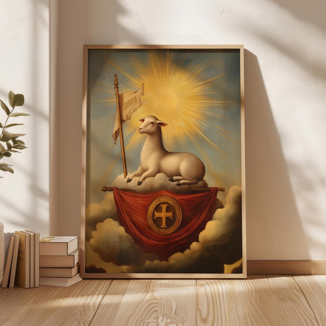 Abraham Sheep Poster, Holy Sheep Wall Art, Abraham Digital Download ...