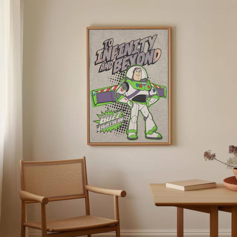 Buzz Lightyear Toy Story, Comic Style, Digital Poster Download - Etsy