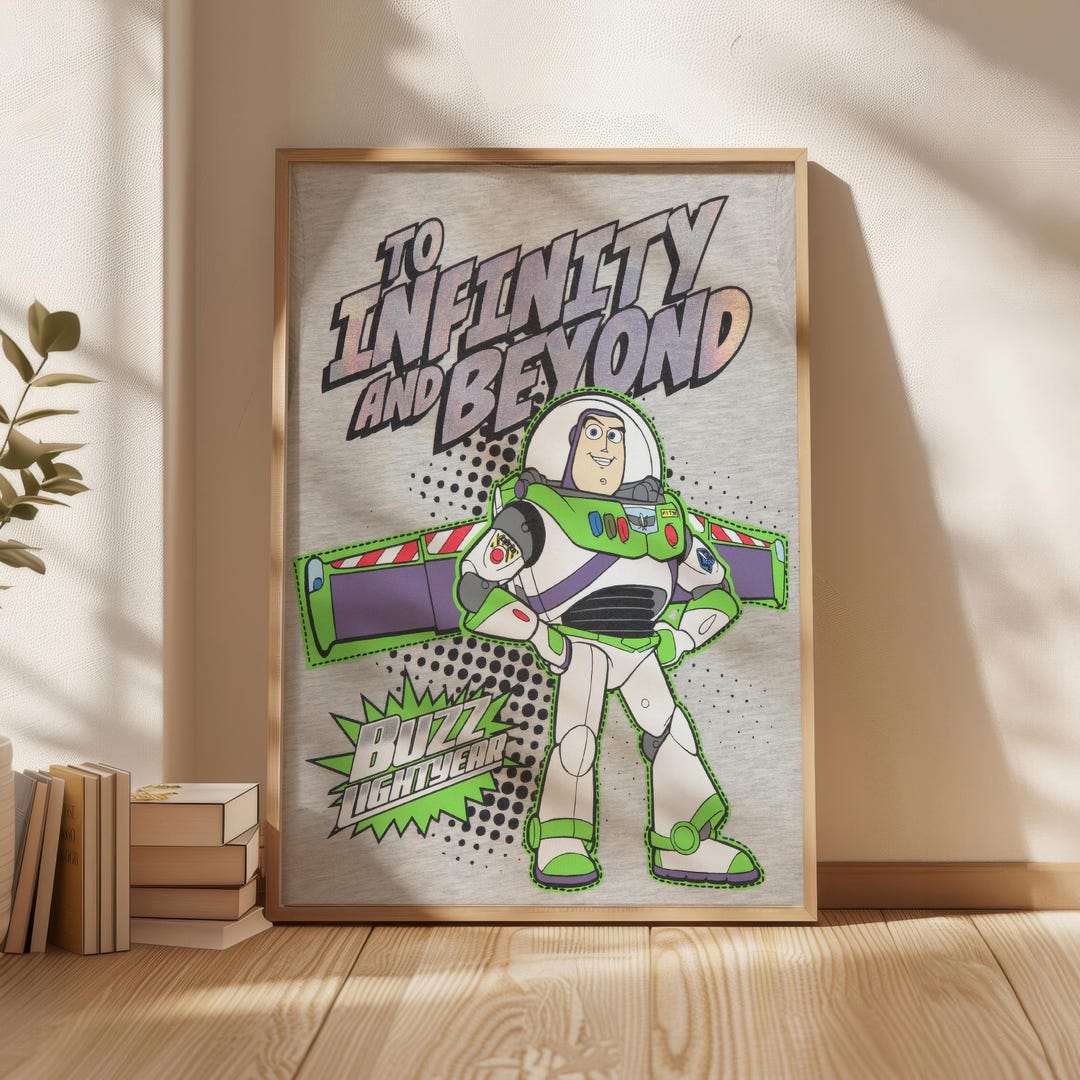 Buzz Lightyear Toy Story, Comic Style, Digital Poster Download - Etsy