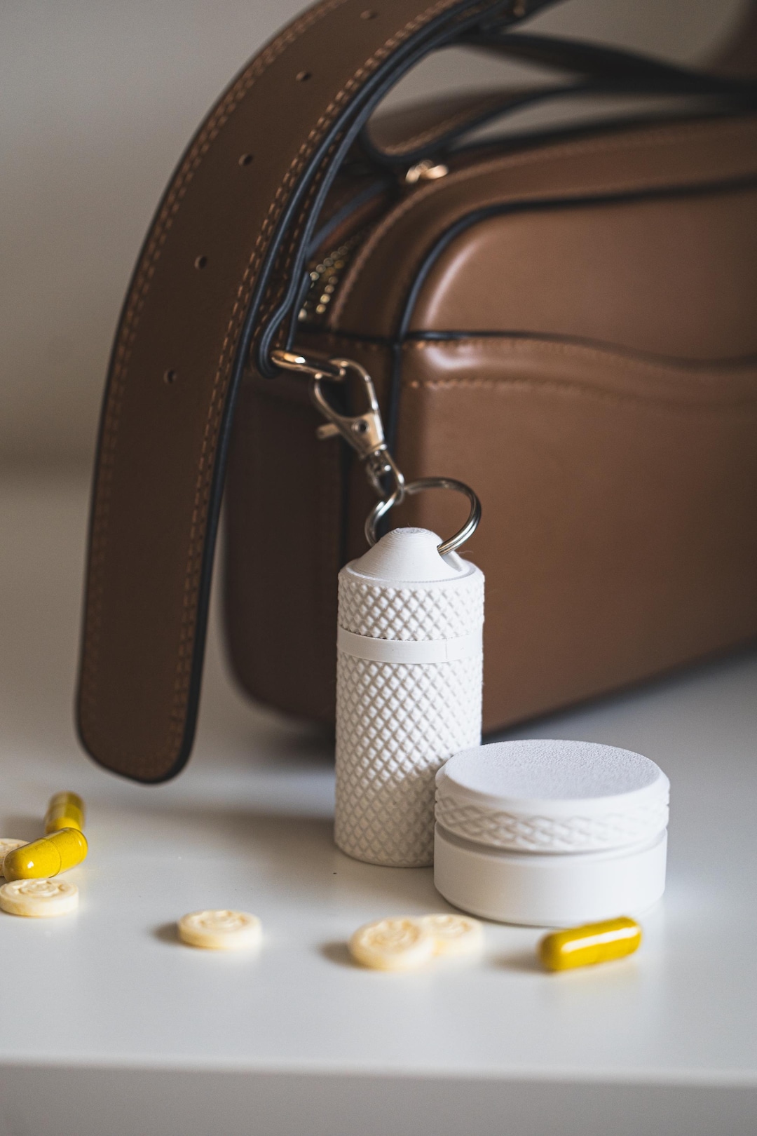 Pill Bottle Keychain | Pill Box | 3d-gedruckt | Tragbare ...
