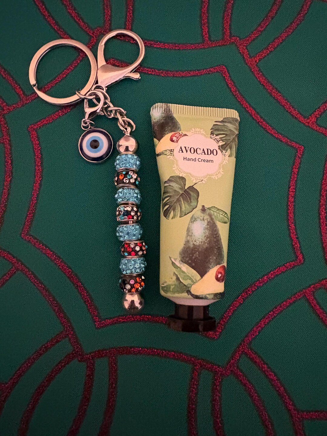Keychain Charm & Mini Lotion Set - Evil Eye Charm - Etsy