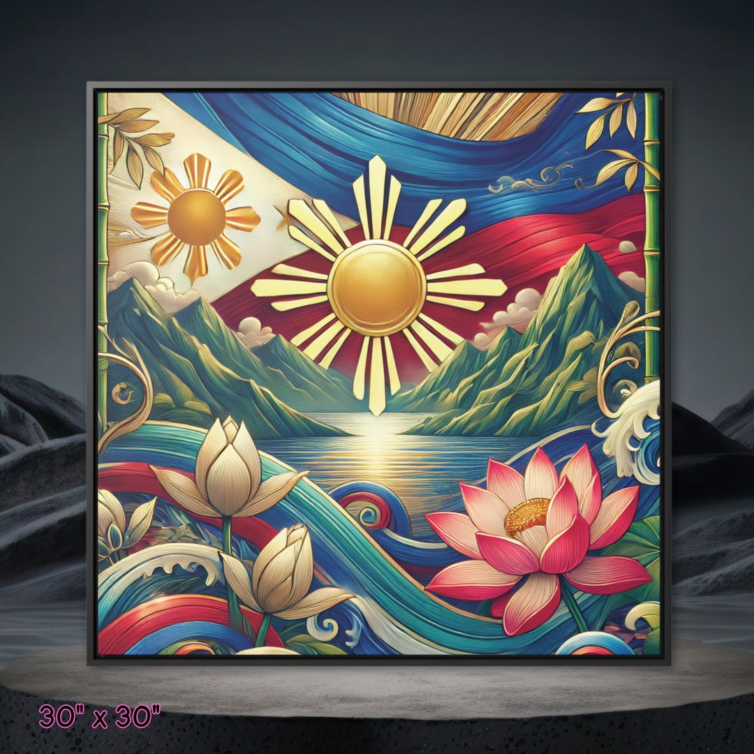 Canvas Wraps, Philippines Wall Art, Filipino Heritage, Asian Inspired ...