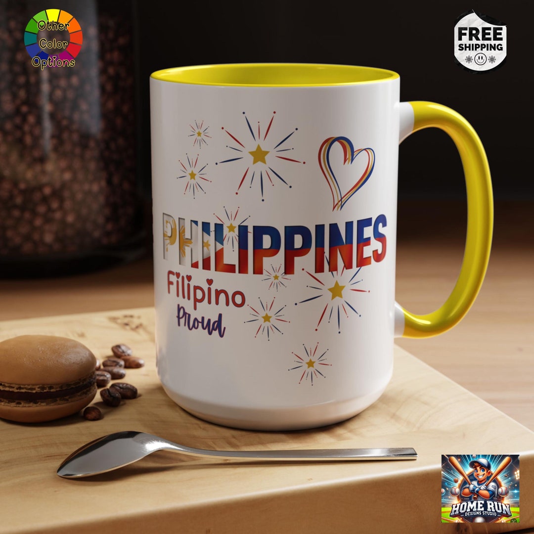 Filipino Mug, Philippines Coffee Cup, Custom Filipino Gift, Present for ...