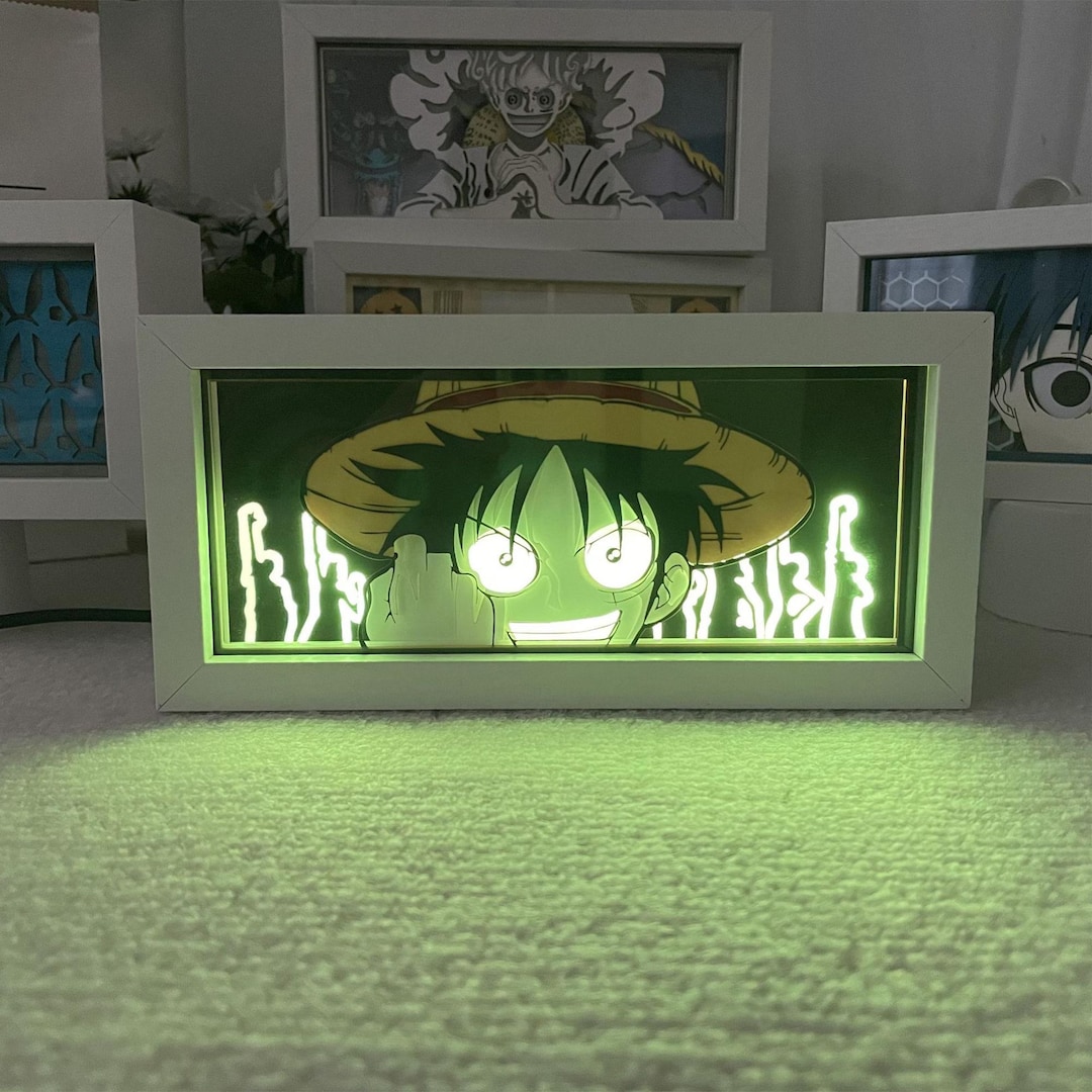 One Piece Anime Light Box A Must-have for Fans Stunning LED Night Light ...