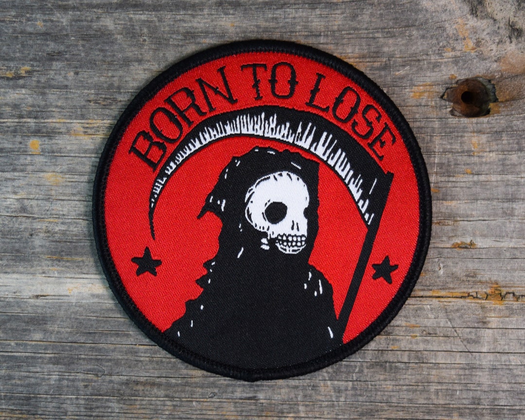 Born to Lose 3x3in Woven Patch - Etsy