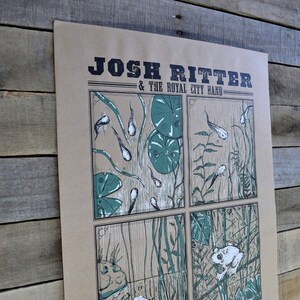 Josh Ritter and the Low Anthem at State Theatre 18x24in Screen Printed ...