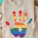 Rainbow Handprint Clipart, Rainbow Colored Hands, Lgbt Pride Clipart ...