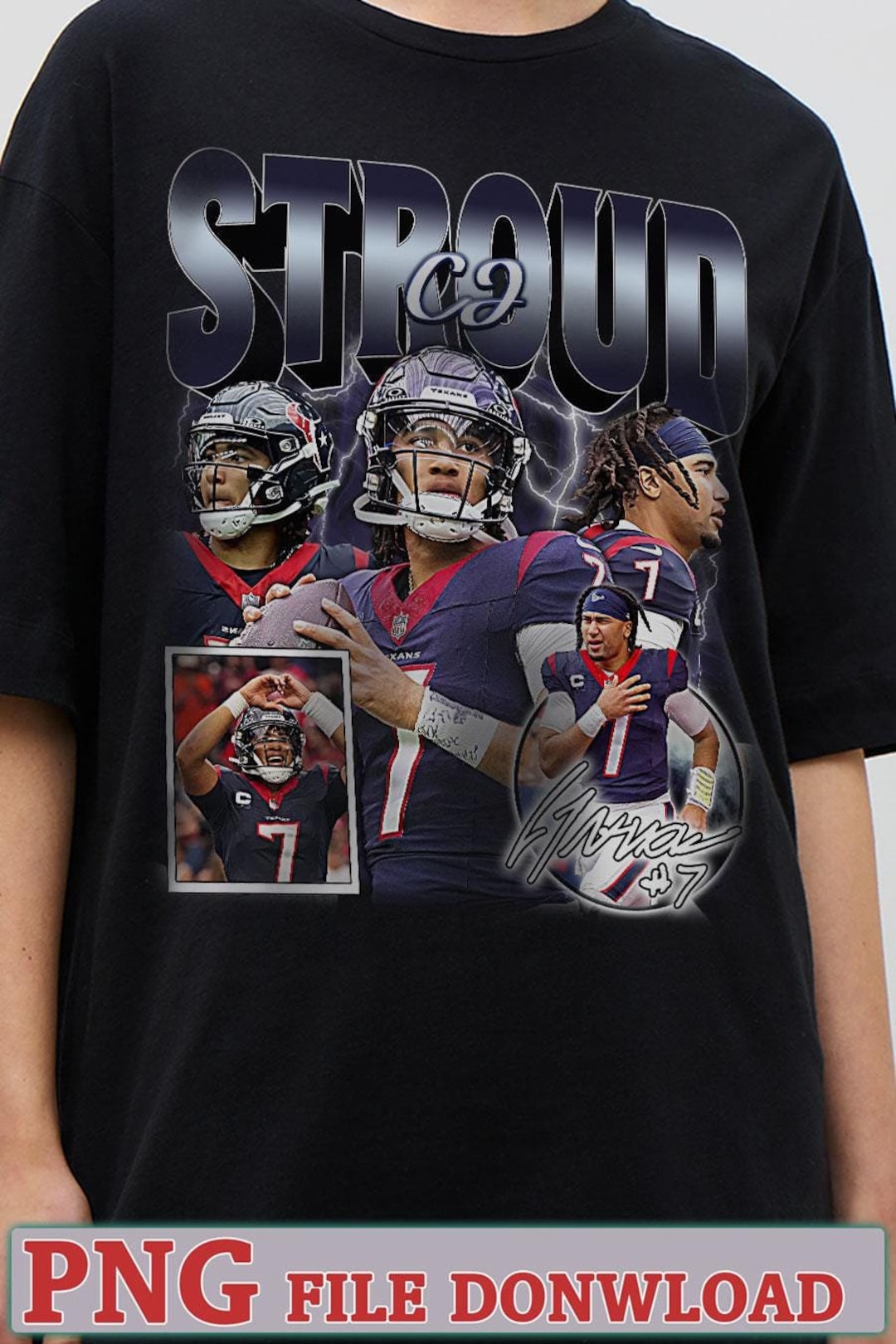 C.J. Stroud PNG, Texans Football Png, Stroud Png, C.J. Stroud Shirt Png ...