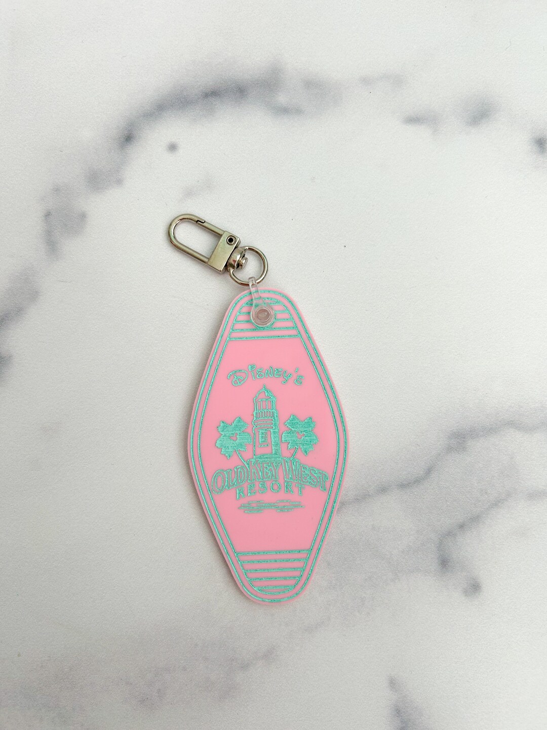 Old Key West Vintage Motel Key Chain - Etsy
