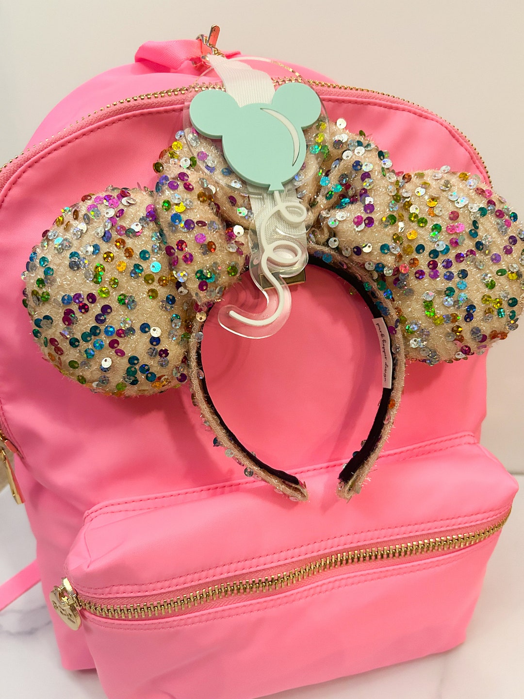 Mint Magical Mouse Balloon Slider Ear Holder - Etsy