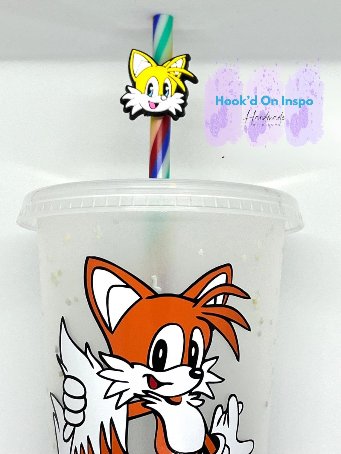 24oz Sonic-inspired Tails Cold Cup Tumbler - Customizable With Multiple ...