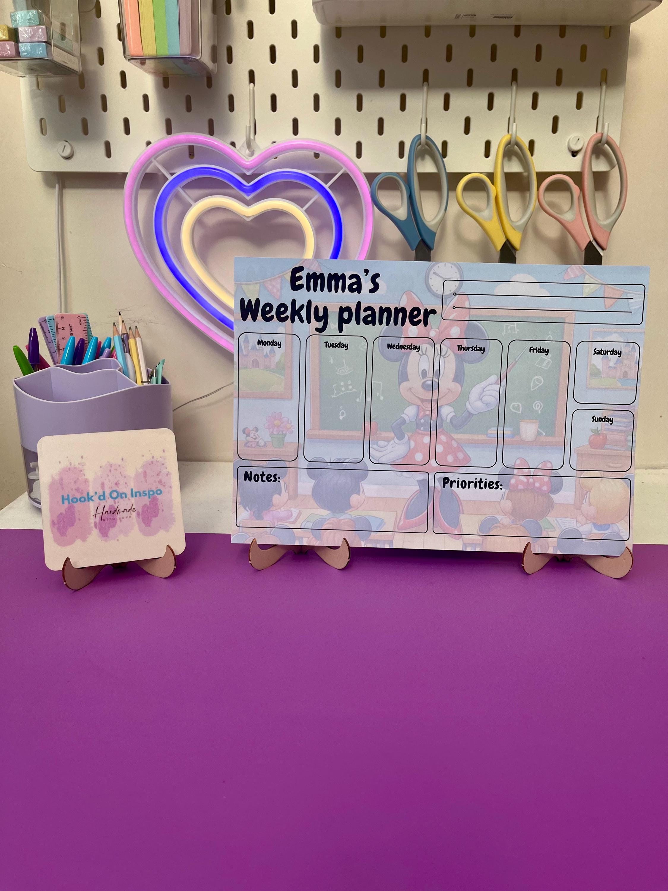 Personalised A4 Weekly Teachers Planner | 52-week Organiser | Custom ...