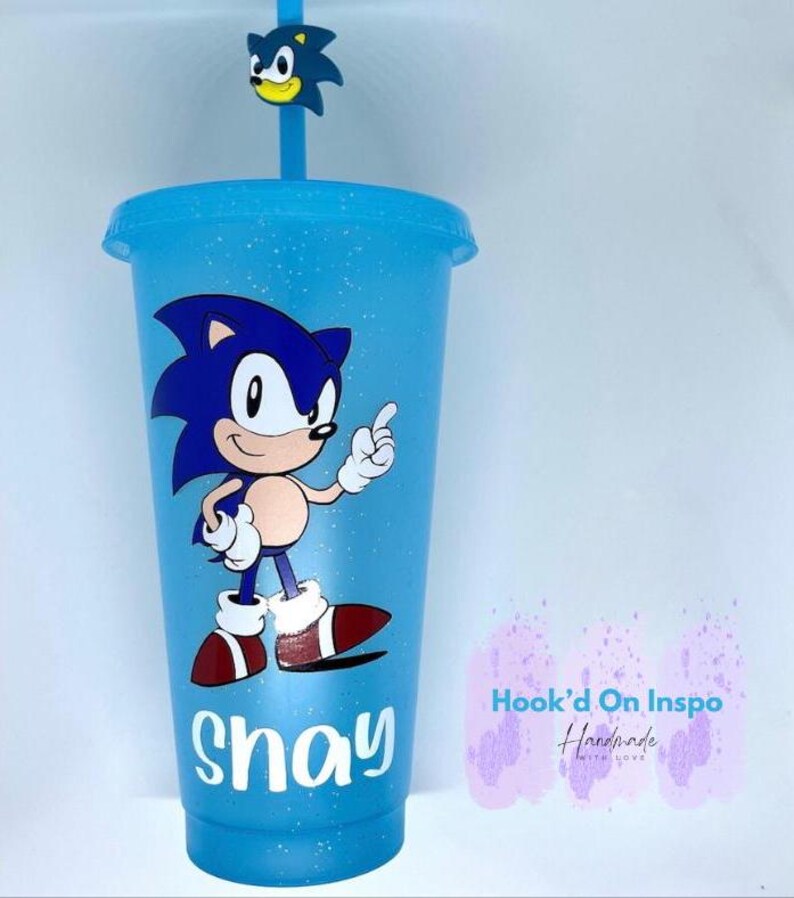 24oz Sonic-inspired Cold Cup Tumbler - Customizable With Multiple Color ...