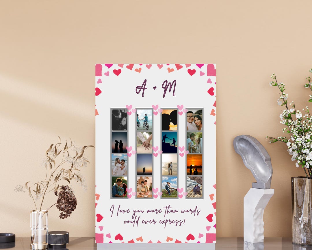 Custom Polaroid Print, Personalized Gift, Trendy Wall Art, Couples Gift ...