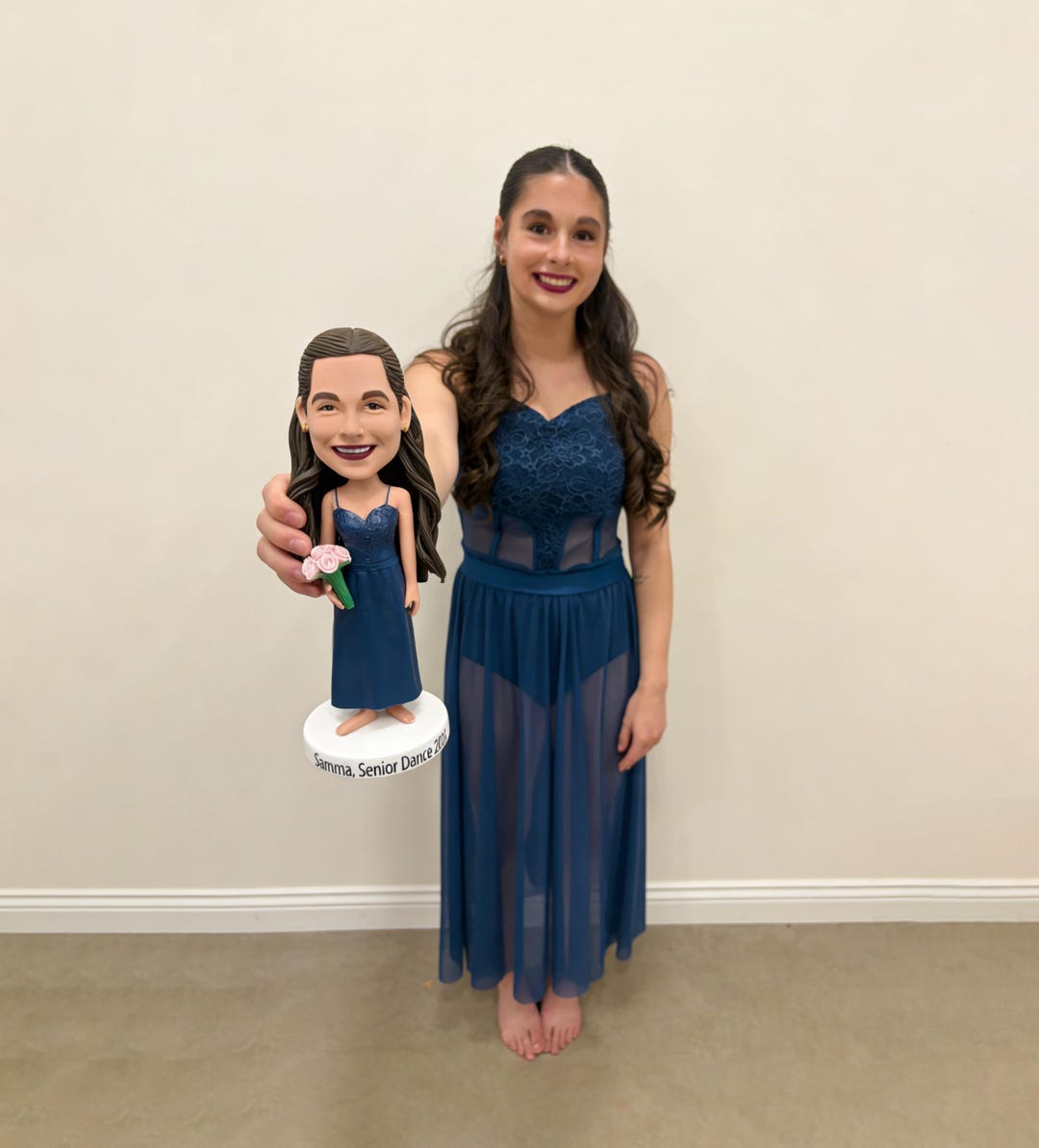 Personalized Senior Prom Figurine, Custom Dance Bobblehead From Photo ...