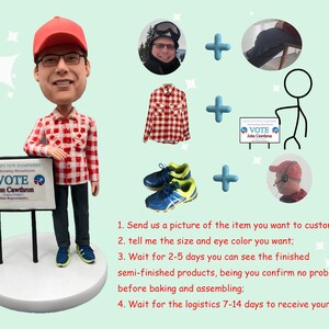 Customized Adult Bobble Head Doll Statue Make the Same Bobble Head Doll ...